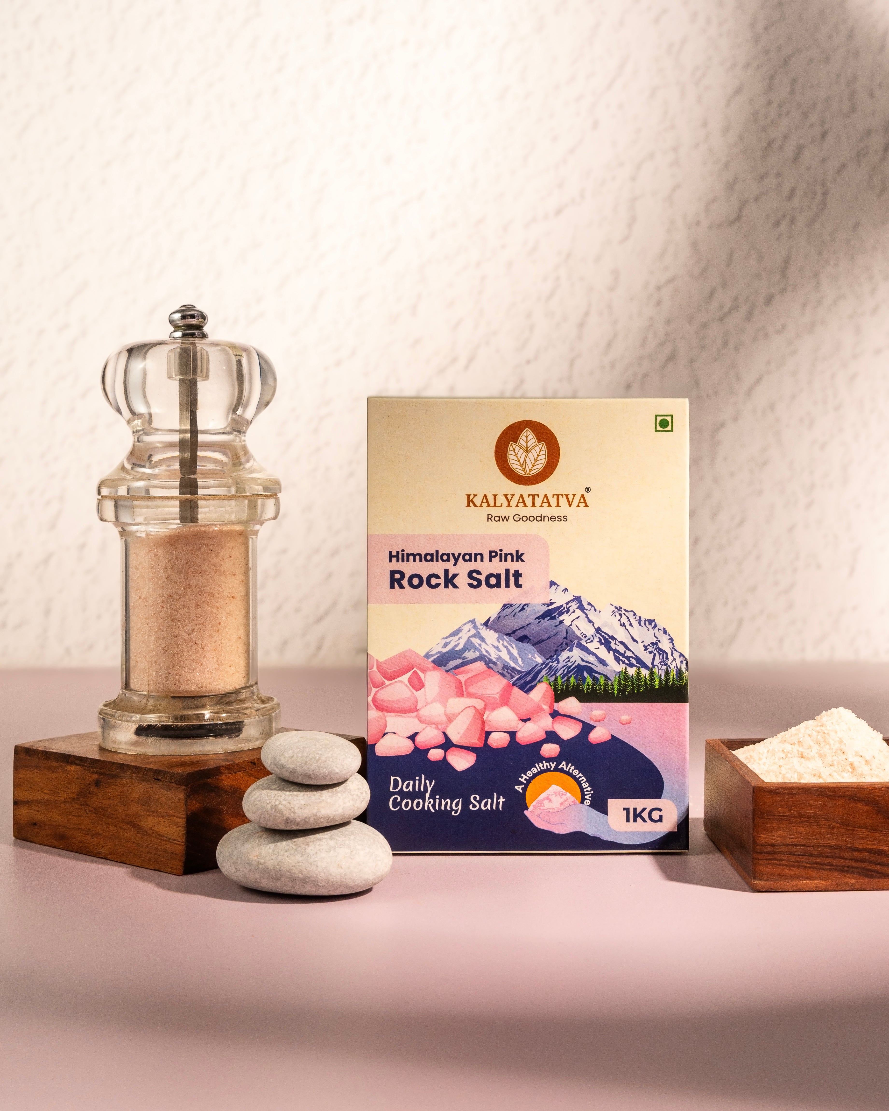Pure Himalayan Pink Salt - Unprocessed Rock Salt | Kalyatatva